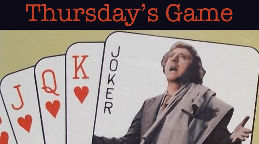 Thursday’s Game | BACKLIGHT